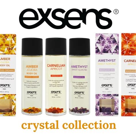 Exsens Organic Massage Oil With Crystals