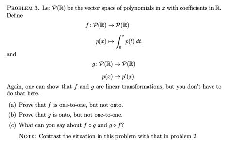 solved problem 3 let p r be the vector space of