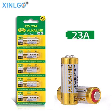 5PCS 23A 12V Alkaline Battery A23 GP23AE 21/23 23A 23GA MN21 12 Volt ...