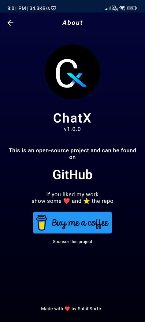 GitHub Sahil Pvt ChatX ChatX Is An Open Source Chatting App Made With Flutter