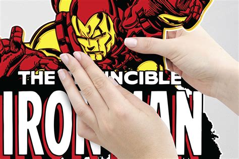 Wall Tattoo Iron Man Comic Classic By Komar® Marvel Only 2059