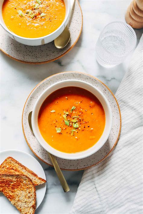 Red Lentil Tomato Soup Easy High Protein Making Thyme For Health