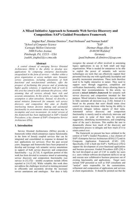Pdf A Mixed Initiative Approach To Semantic Web Service Discovery And