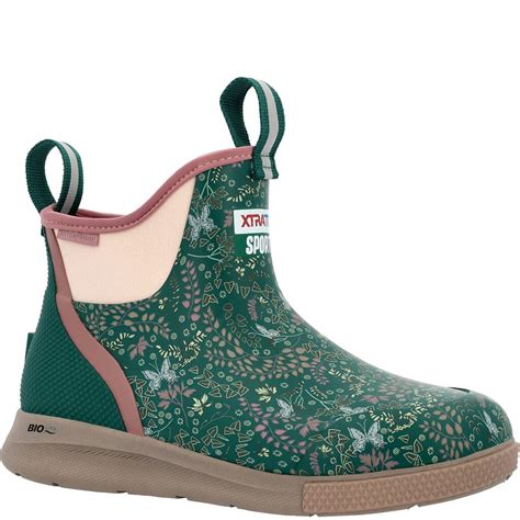 Xtratuf Womens Sport Ankle Deck Boots Teal Elliottsboots