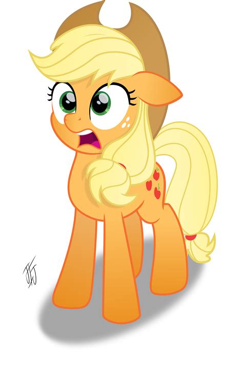 Movie Style Applejack Wtf By Mlp Scribbles On Deviantart