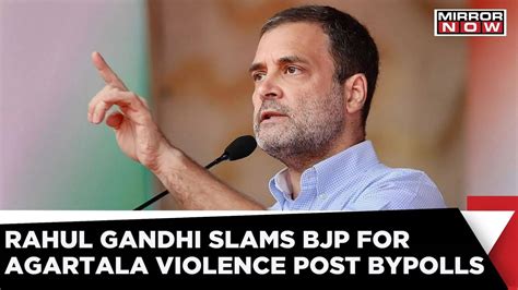 Violence Post Bypoll Results In Agartala Congress Office Vandalised