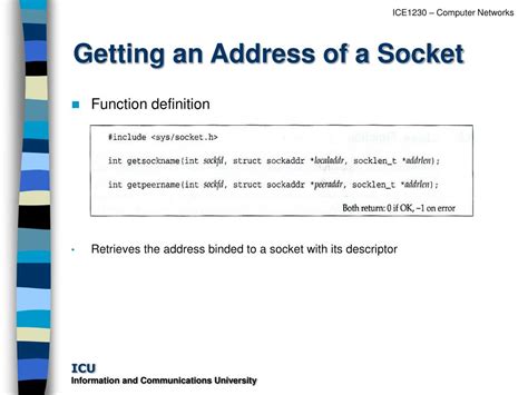 Ppt Socket Programming In C Powerpoint Presentation Free Download