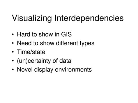 Ppt Visualizing Infrastructure Interdependencies In Emergencies