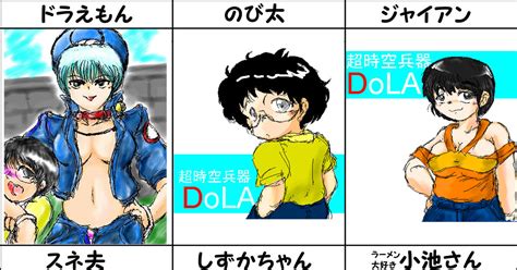 ドラえもん 【イメレス企画】ドラえもんのキャラを自分の絵柄で描いてみよう A・cのイラスト Pixiv