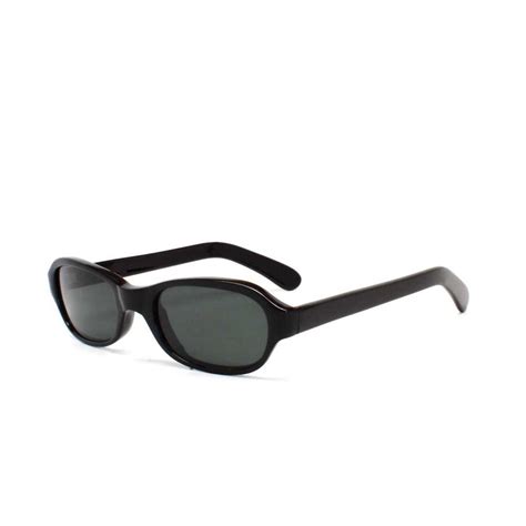 Vintage Standard Size 90s Mod Oval Frame Sunglasses Gem