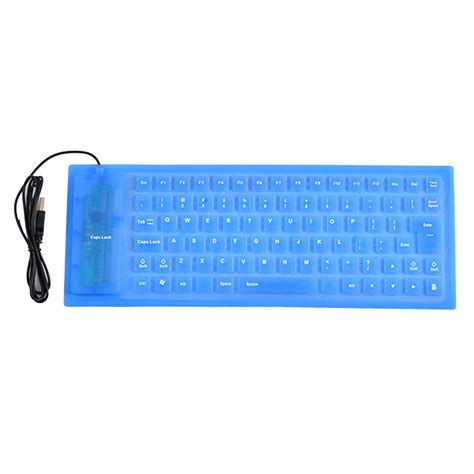 Deyuer 85keys Foldable Soft Silicone Mute Usb Wired Mini Keyboard