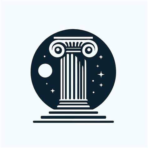 Premium Vector Columns Logo Vector