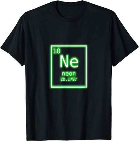 Neon Element Green Periodic Table Chemistry Nerd Costume