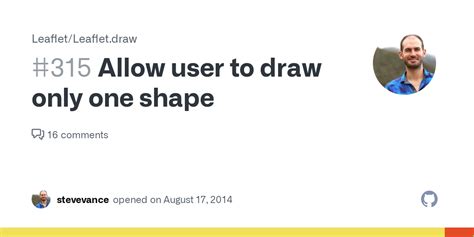 Allow User To Draw Only One Shape Issue 315 Leaflet Leaflet Draw GitHub