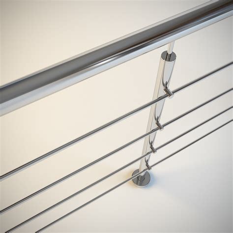 3d Model Steel Railing