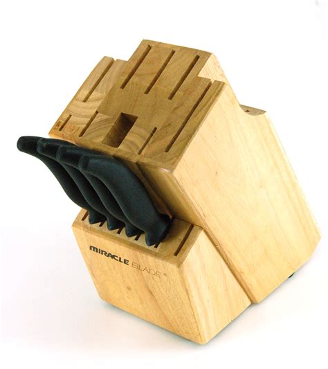 New Miracle Blade Knife Block With 4 Knives Property Room