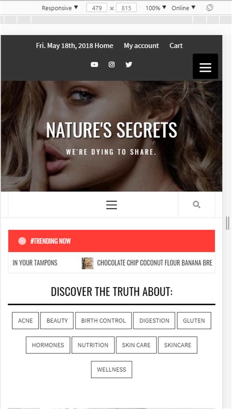 Css Banner Image Not Responsive On Mobile Stack Overflow