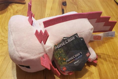 Minecraft Axolotl Plush Caves And Cliffs Mojang 3925425875
