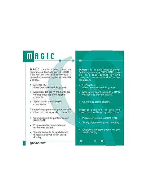 Circutor Computer 6m 12m Brochure Pdf Cantidades Fisicas Electricidad