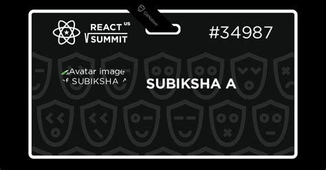 subiksha a on linkedin check out my badge and claim your free react summit us 2023 remote ticket