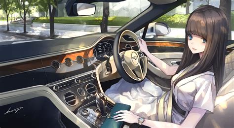 Wallpaper Gadis Anime Rambut Hitam Rambut Panjang 4093x2250