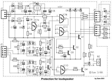 How To Build Dc Protection Time Delay For Loudspeaker Circuit Diagram