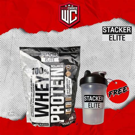 Stacker Elite 100 Whey Protein Source 5 Lbs Shopee Philippines