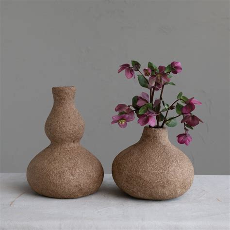 Decorative Handmade Paper Mache Vase Paper Mache Paper Mache Crafts