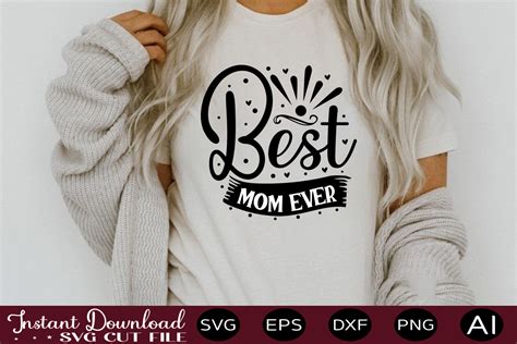 Best Mom Ever T Shirt Designkeychain Pattern Svg Bundle Keychain