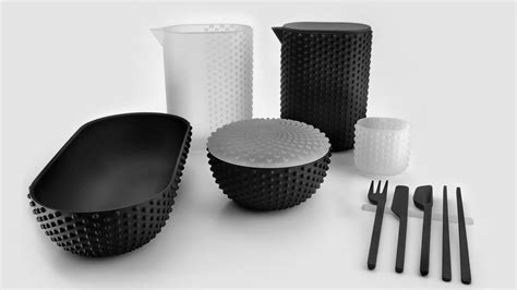 Joe Doucets 3d Printed Vessels Represent Dining In The 21st Century
