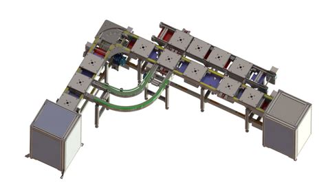 Pallet Conveyor System For Industrial Automated Production Line And