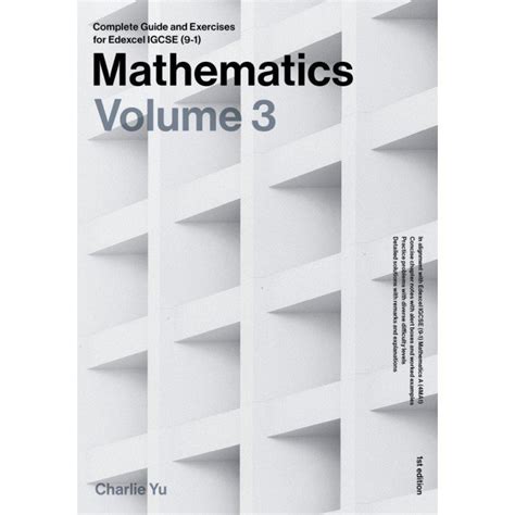 Edexcel Igcse 9 1 Mathematics Goodread Publishing 優閱出版
