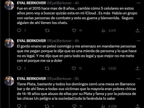 La Fuerte Acusación De Eyal Berkover Contra Alfredo Benavides Lo Que