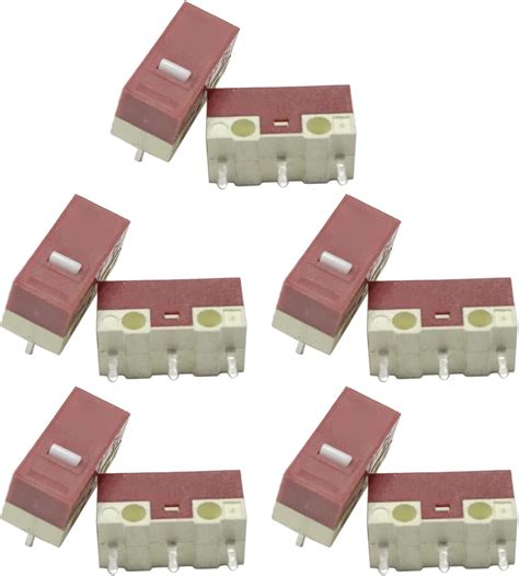 10pcs Huano Original Mouse Micro Switch 3pins 20m Clicks