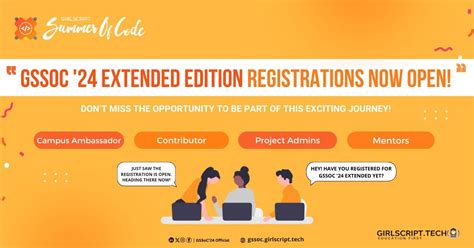 Ayesha Batool On Linkedin 2 Days Left Register For Girlscript Summer Of Code Extd24 Gssoc