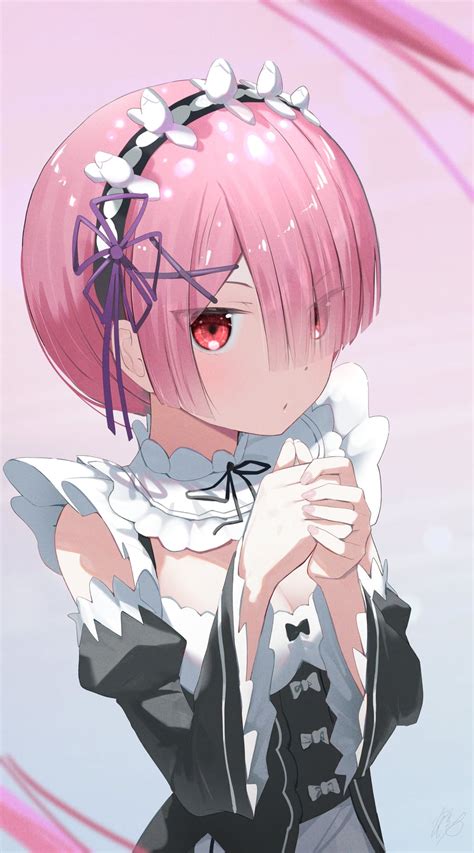Ram Rezero Kara Hajimeru Isekai Seikatsu Drawn By Hidulume Danbooru
