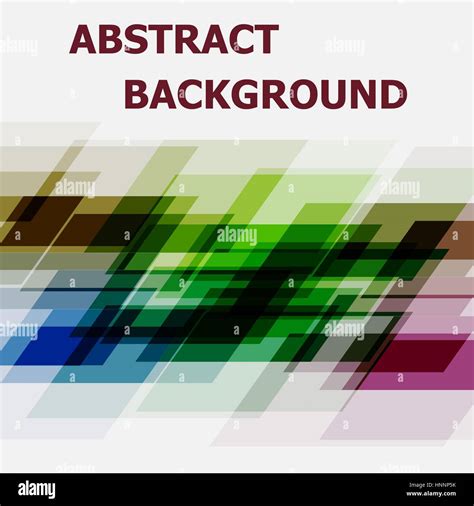 Abstract Geometric Overlapping Design Background Stock Vector Stock