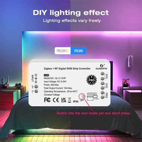 G светодиодсветодиодный лента opto ZigBee RF, управление пикселями ...