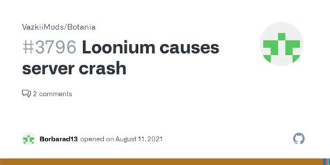 Loonium Causes Server Crash Issue 3796 VazkiiMods Botania GitHub