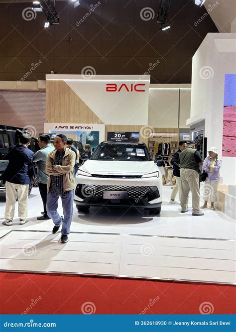 Baic Car Booth At The Indonesia International Motor Show Editorial