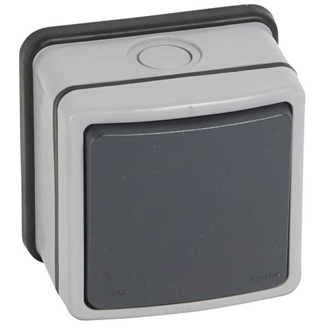 Legrand Plexo IP66 Weatherproof Double pole 1-gang surface-mounting