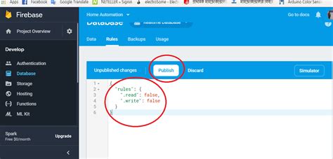 how to make firebase home automation system using nodemcu in iot