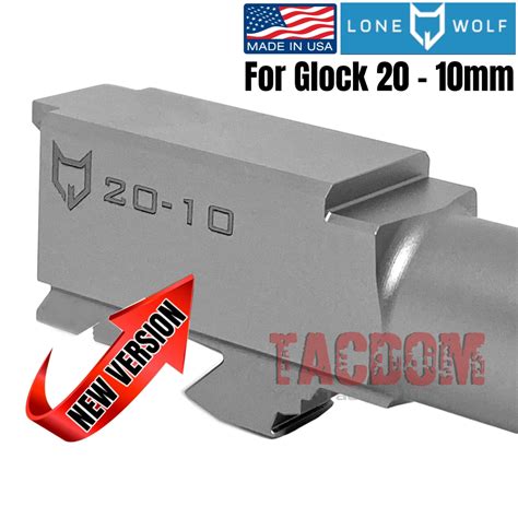 Lone Wolf 10mm Barrel For Glock 20 And P80 Pf45 460″ Stainless Steel