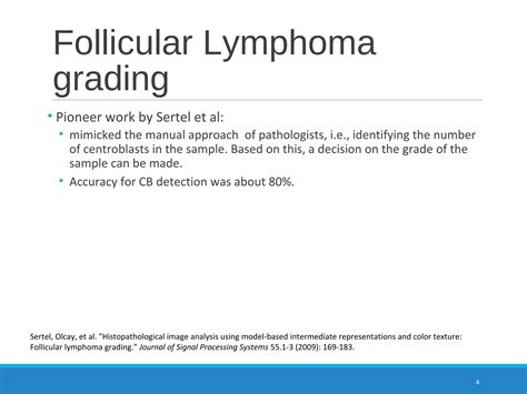 Multi Scale Directional Filtering Based Method For Follicular Lymphoma Grading Ppt
