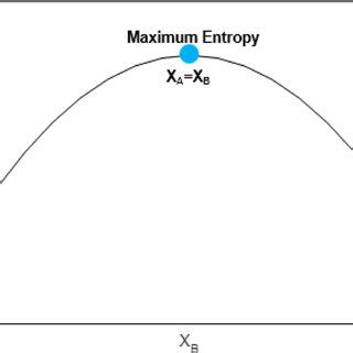Configurational Entropy As A Function Of The Composition Of A Binary