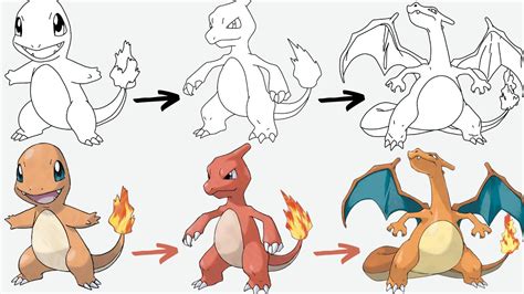 Pokemon Charmander Evolution Chart