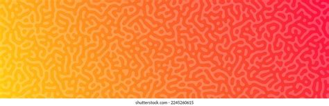 Orange Turing Reaction Gradient Background Abstract Stock Vector Royalty Free 2245260615