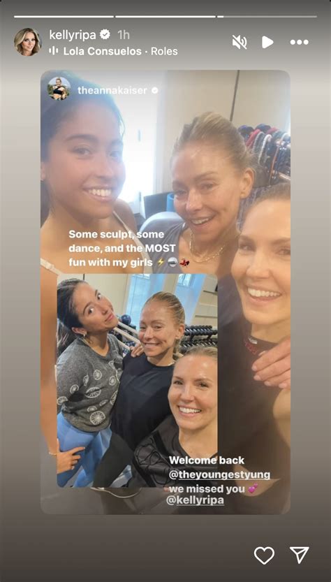 Kelly Ripa Goes Makeup Free In New Selfie With Her Daughter