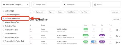 How To Find First Class Award Flights Using Aeroplan Miles With