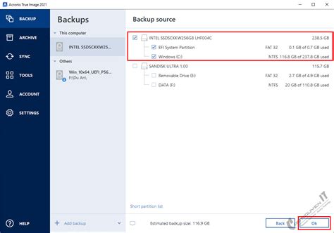 Hướng Dẫn Tạo Và Sử Dụng File Ghost Tibx Bằng Phần Mềm Acronis True Image 2021 Chuẩn Uefi